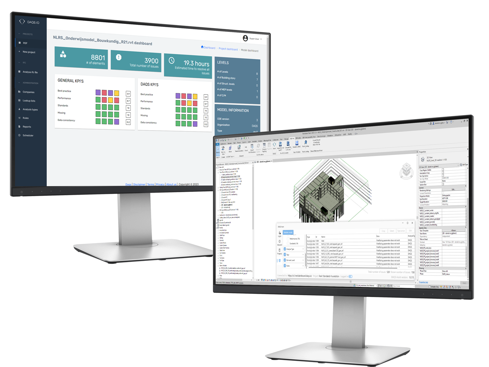 Improve Revit Model Quality Fast | DAQS.IO – Automated BIM Data Checks